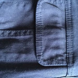 Jackets & Coats | Ami Navy Blue Color Cotton Utility Jacket | Poshmark